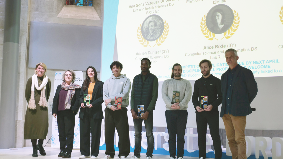 Découvrez les lauréates et lauréats du concours Mature your PhD+